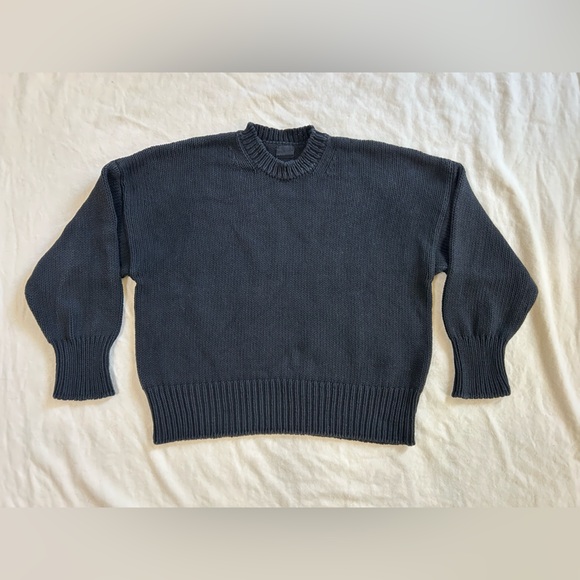 Babaa | Sweaters | Babaa Black Cotton No6 Sweater | Poshmark